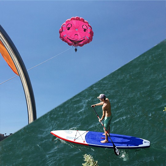 PACK SOLO : PARACHUTE + PADDLE - Cap Ferrat Watersports