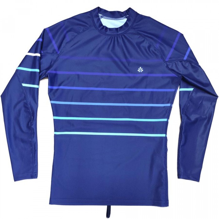 LYCRA MANCHES LONGUES SURF HOMME PROTECTION UV LINES à découvrir chez